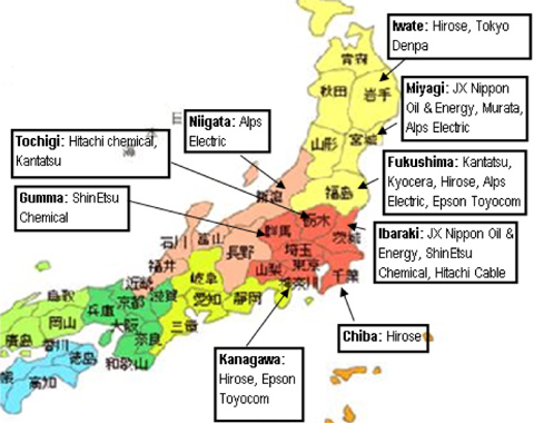 Resource Map Of Japan